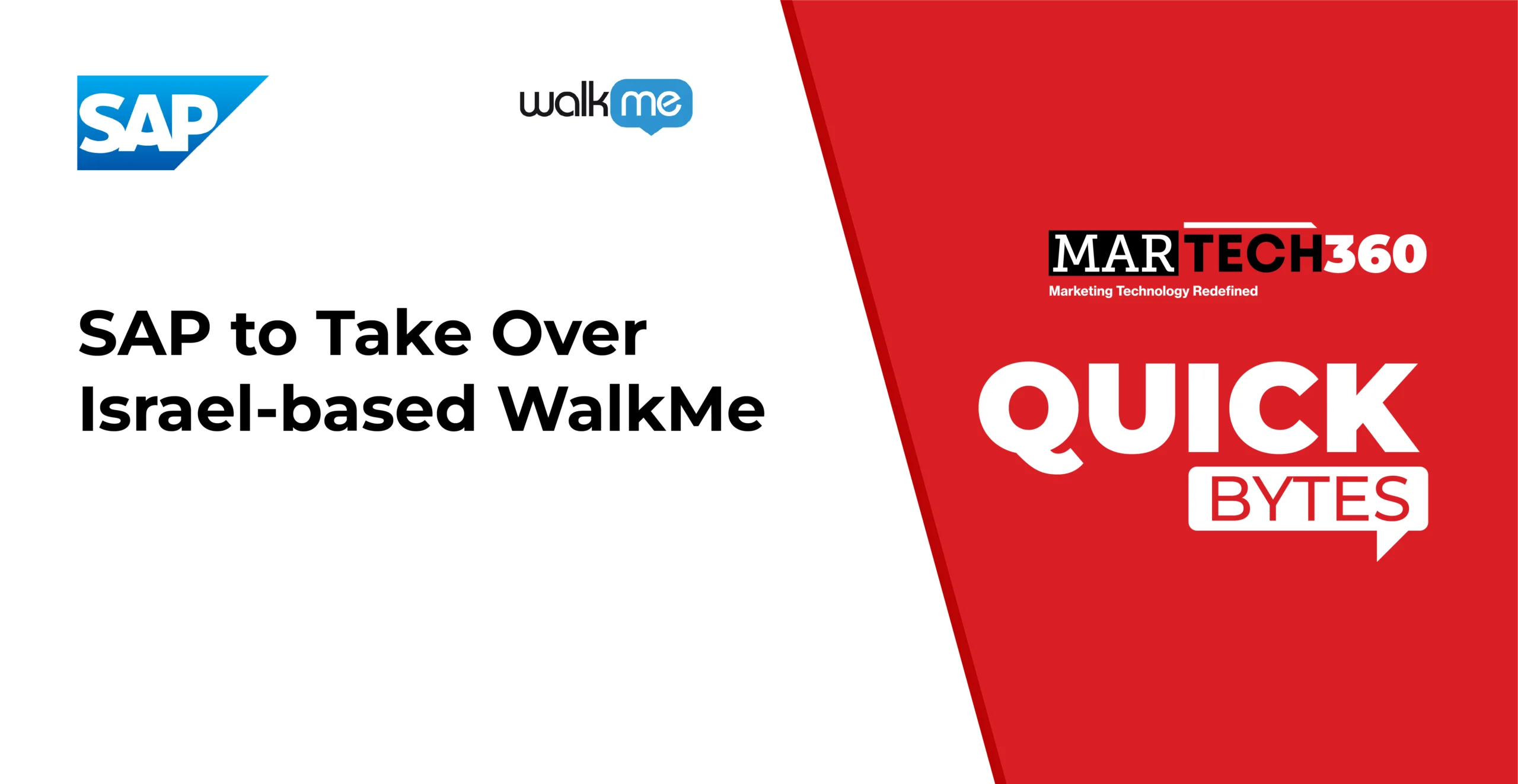 SAP to Take Over Israel-based WalkMe - Martech360