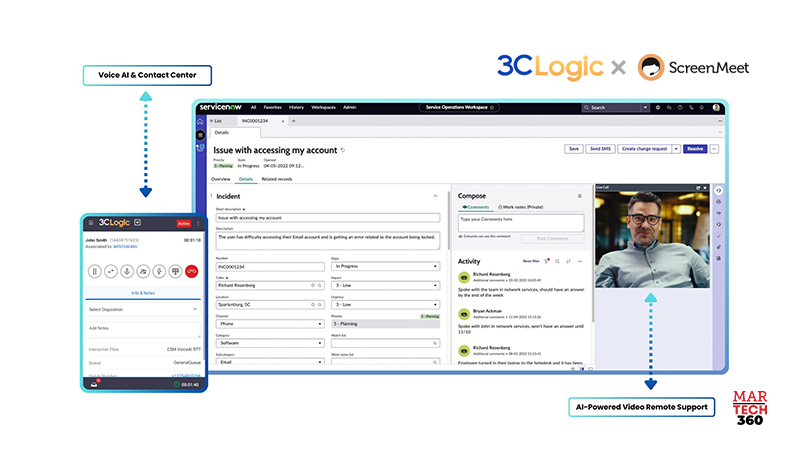 3CLogic, ScreenMeet Expand ServiceNow Support with Voice AI