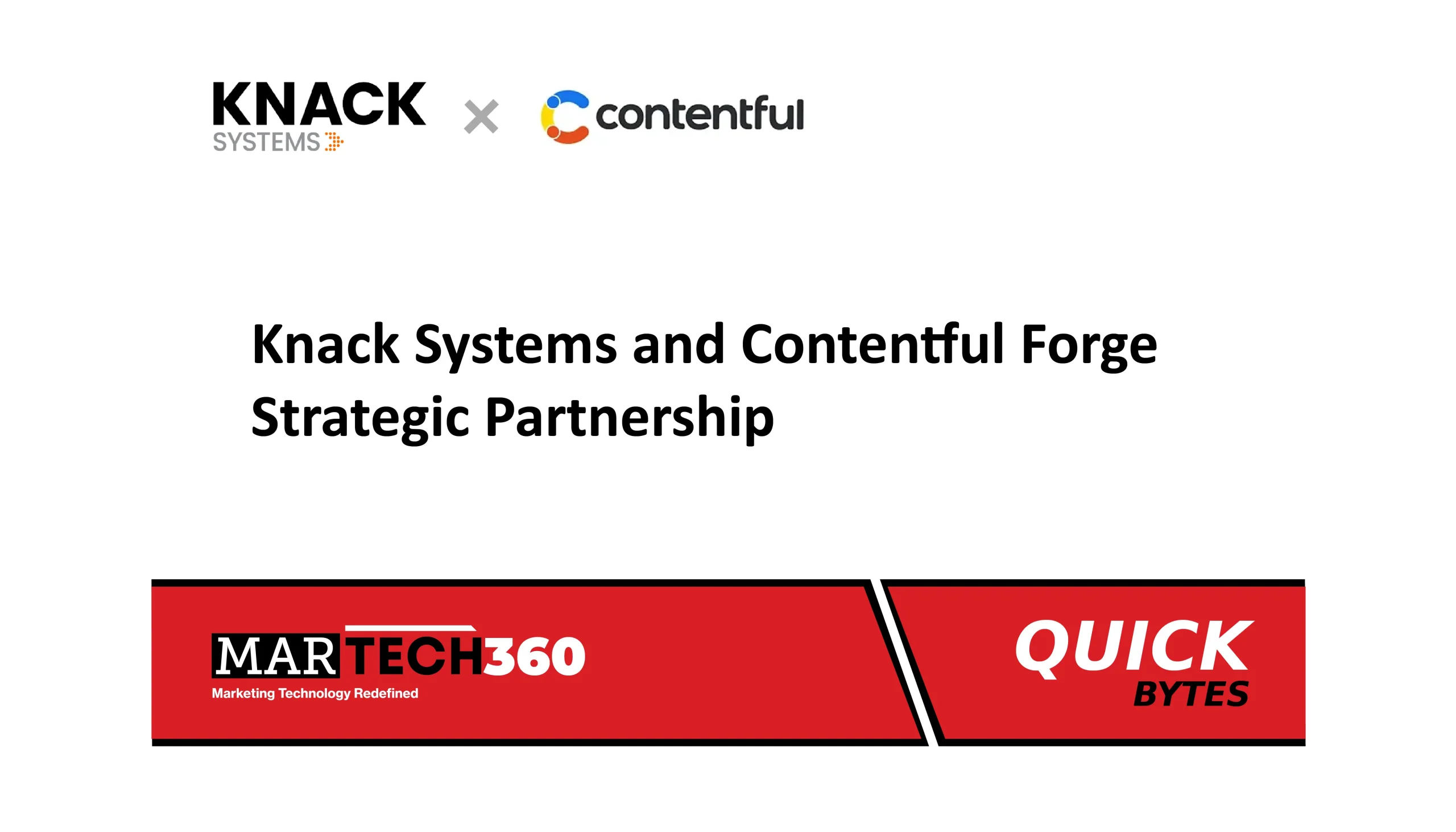 Knack Systems and Contentful Forge Strategic Partnership