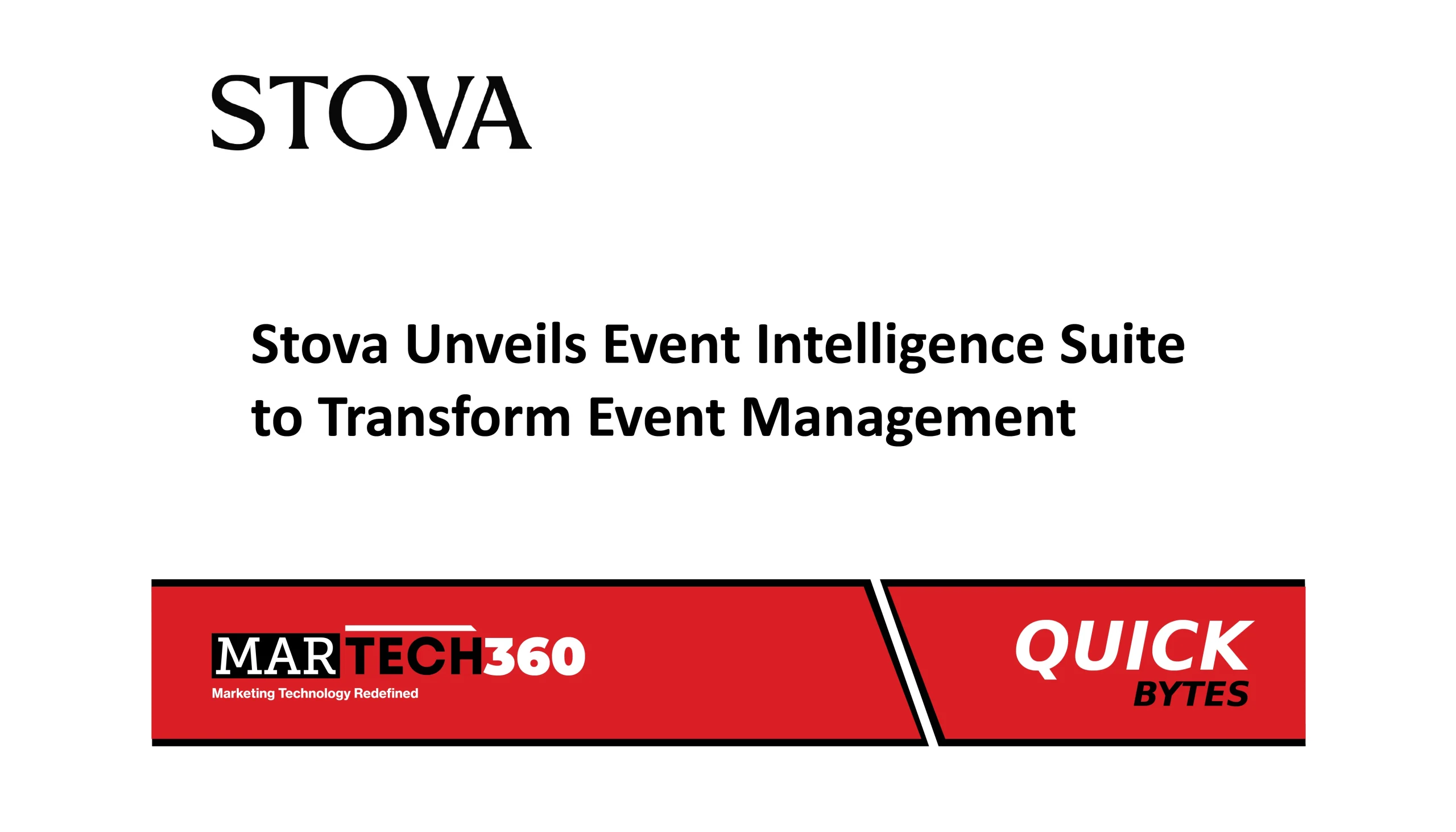 Stova Unveils Event Intelligence Suite for event Management