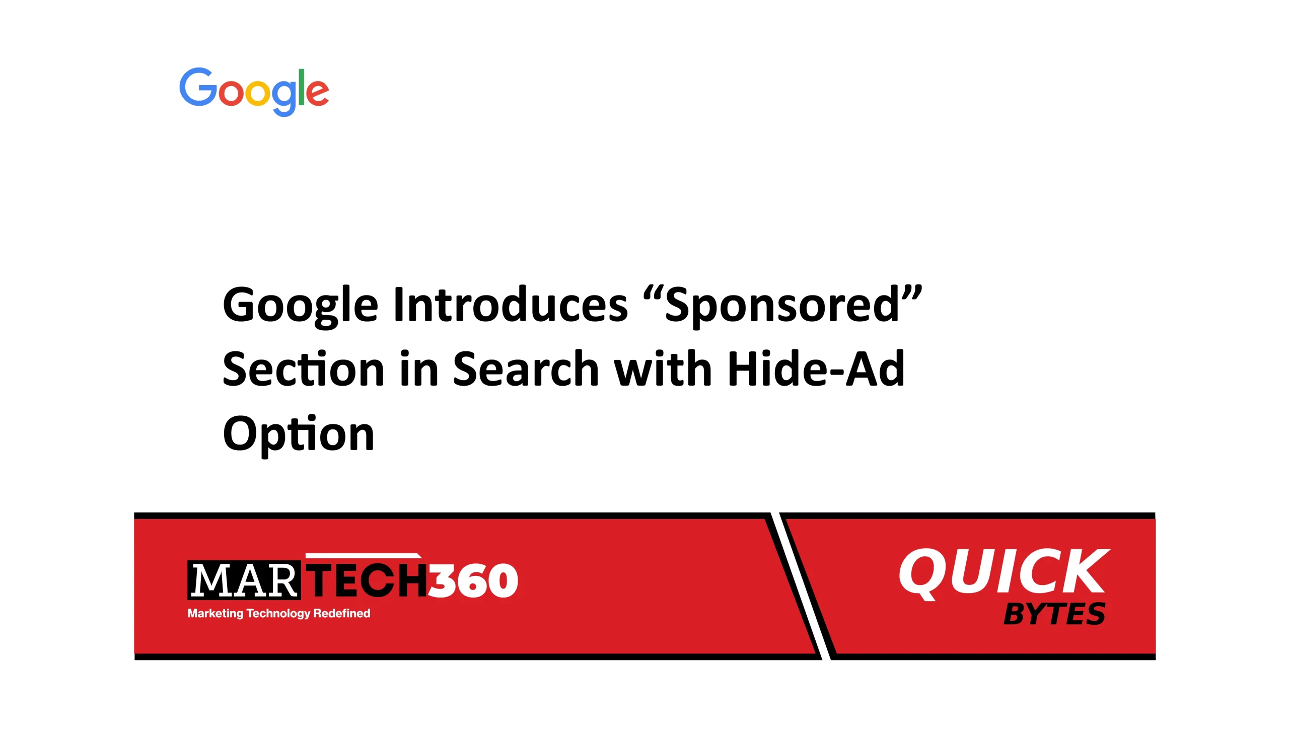 Google Adds Sponsored Search Section with Hide-Ad Option